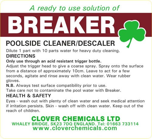 RTU Label | Clover Breaker | Click Cleaning UK